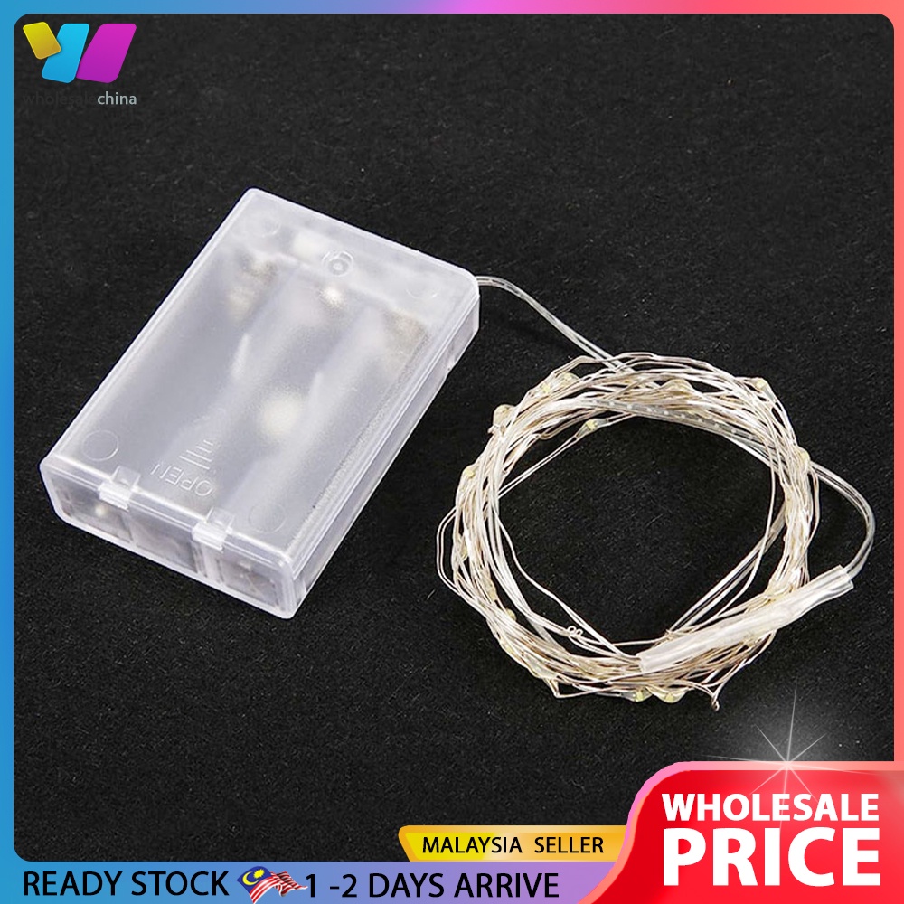 WHOLESALE | Battery Powered LED String Fairy Light Flexible Copper Wire ...