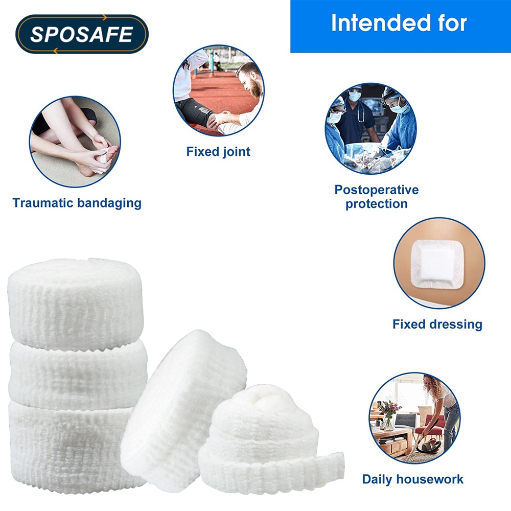 SPOSAFE 1 Roll Net Tubular Bandage for Wrist Forearm Elbow Knee Injury ...