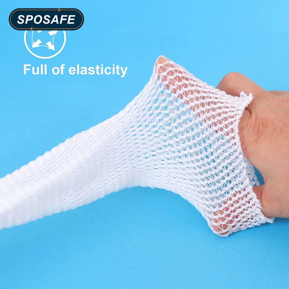 SPOSAFE 1 Roll Net Tubular Bandage for Wrist Forearm Elbow Knee Injury ...