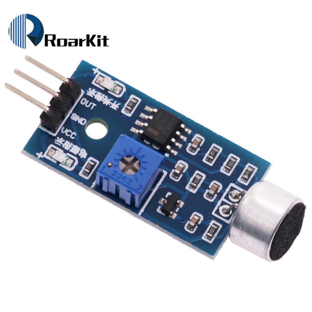 3pin Voice Sound Detection Sensor Module Intelligent Smart Vehicle ...