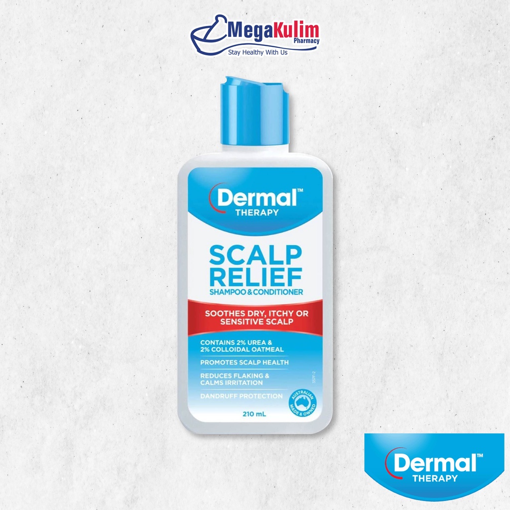 Dermal Therapy Scalp Relief Shampoo & Conditioner 210mL | Shopee Malaysia
