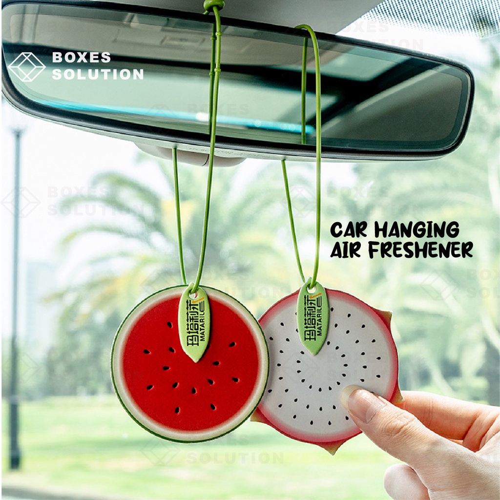 VBS Car Hangings Air Freshener Cute Fruit Shape Car Air Fresheners ...