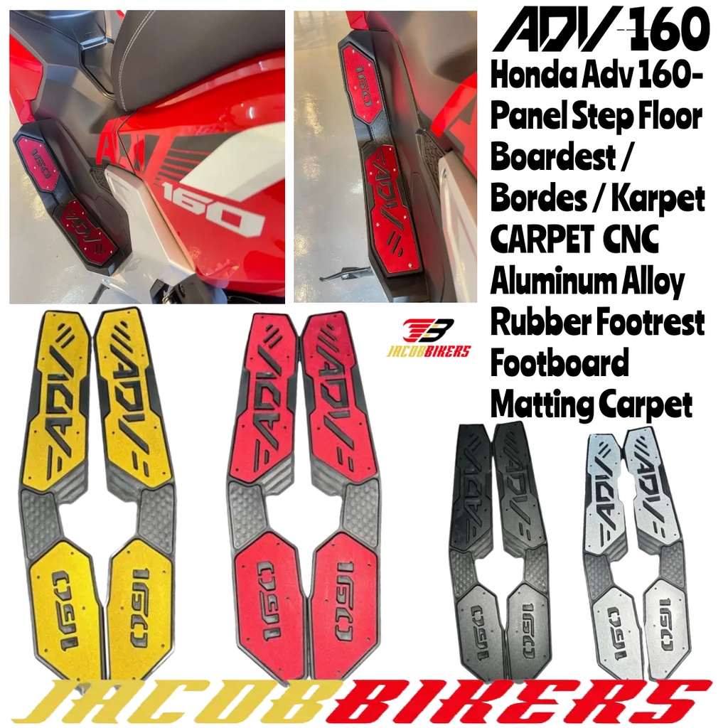 HONDA ADV 160 Panel Step Floor Boardest / Bordes / Karpet CARPET CNC ...