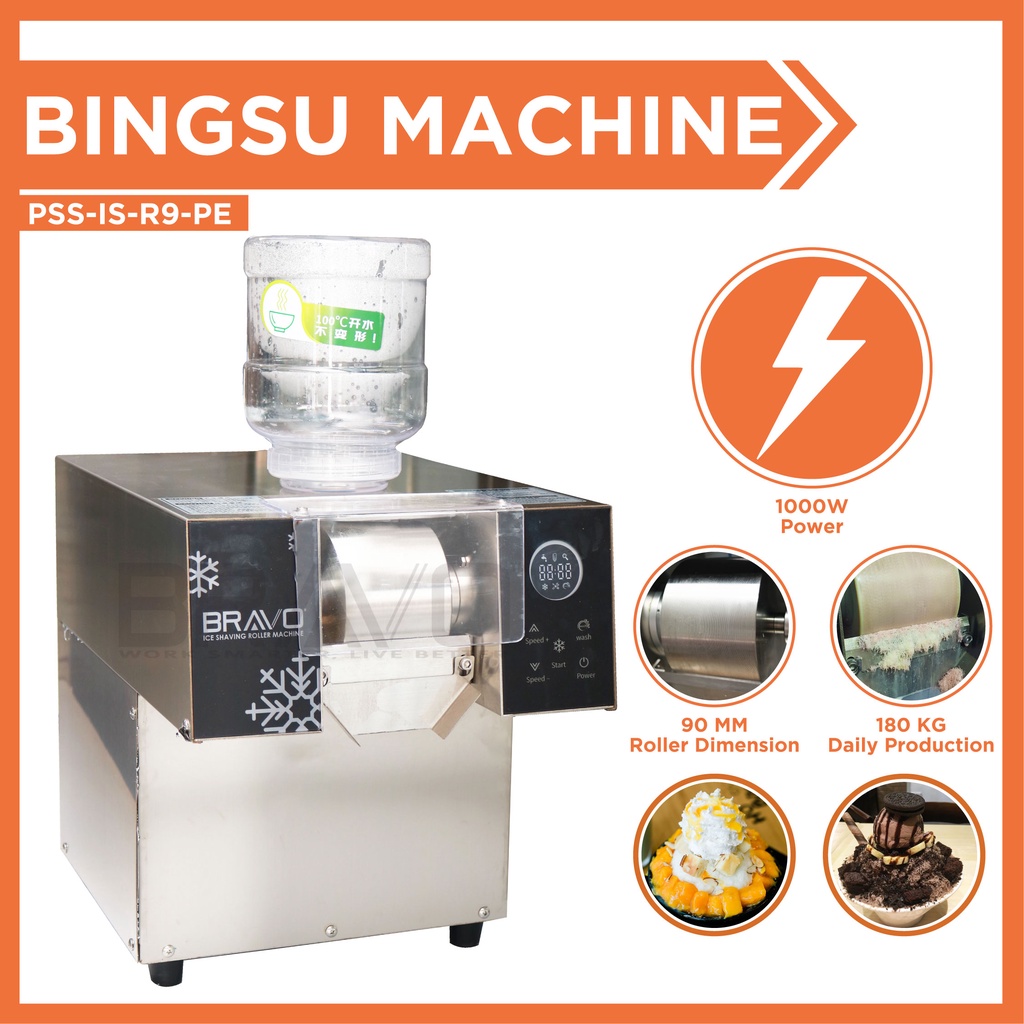 BRAVO Commercial Bingsu Machine Mesin Bingsu Snowflake Ice Machine ...