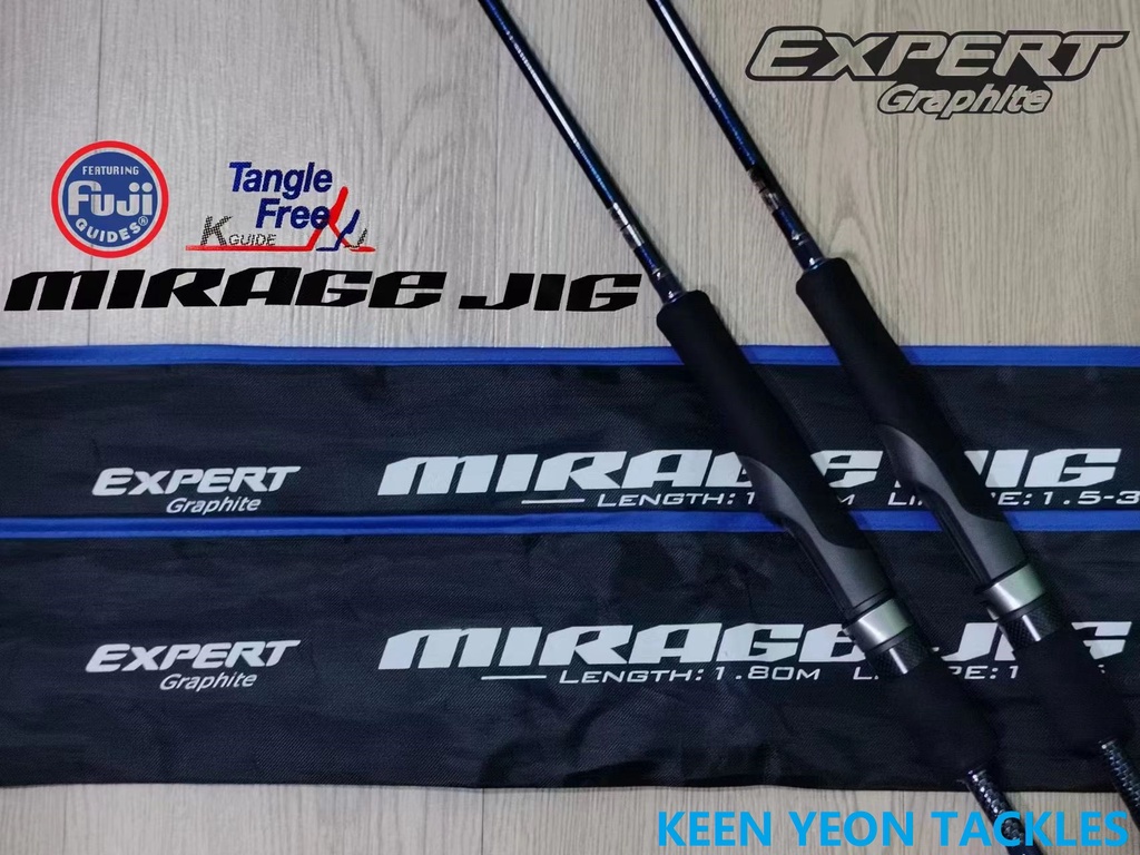 EXPERT GRAPHITE MIRAGE JIG SPINNING ROD SERIES | Shopee Malaysia