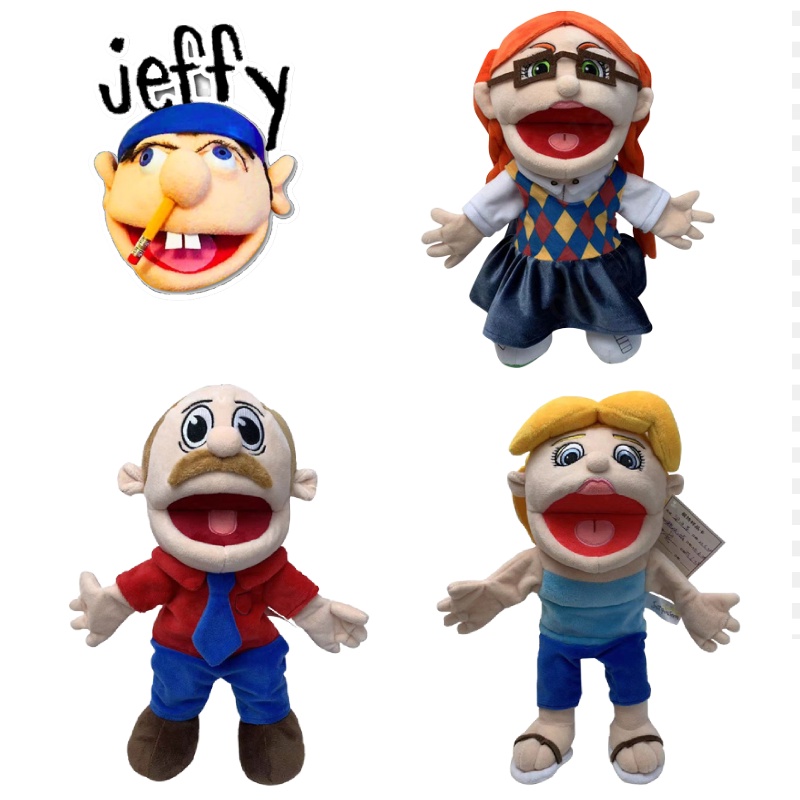 40cm Jeffy Puppet Doll Jeffy Hand Puppet Sml Jeffy Puppet Family Real ...