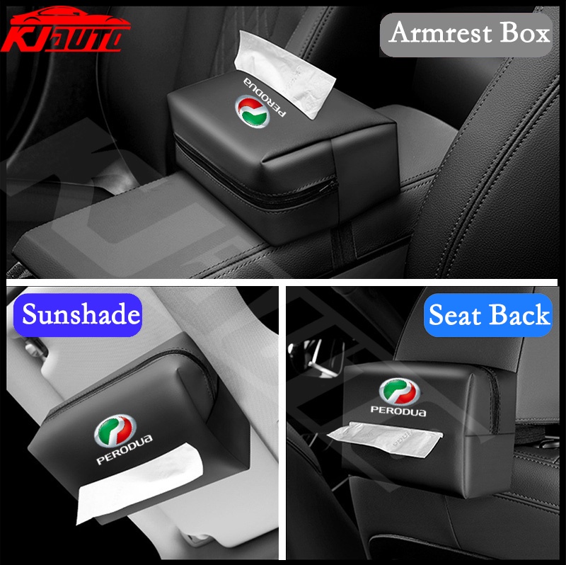 Perodua Car Armrest Box Tissue Box Viva Bezza Axia Ativa Aruz Alza Myvi ...