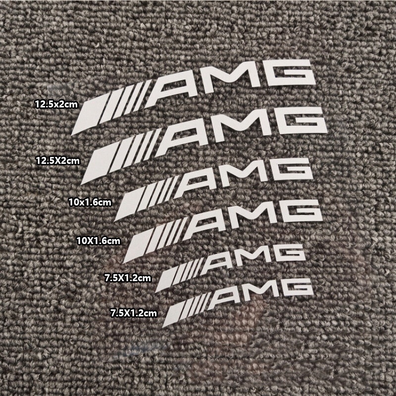 Car Sticker Mercedes AMG Decal Emblem Badge for Benz All | Shopee Malaysia