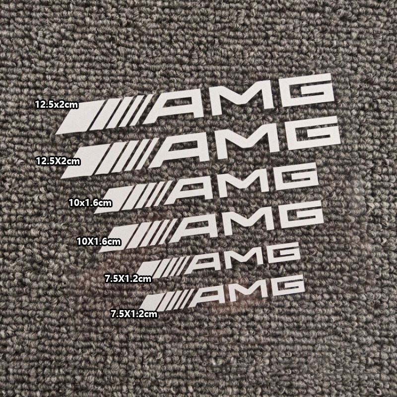 Car Sticker Mercedes AMG Decal Emblem Badge for Benz All | Shopee Malaysia