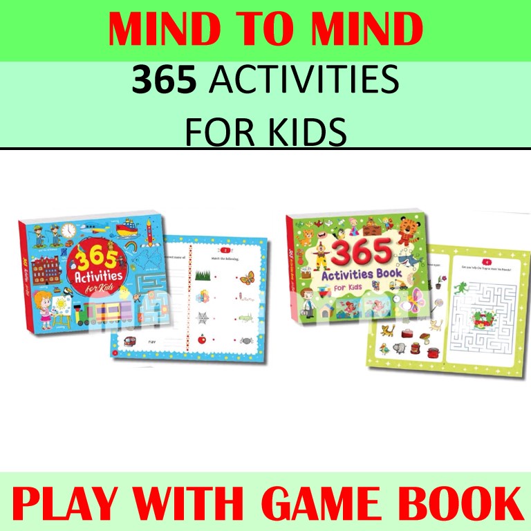 365 ACTIVITIES FOR KIDS GAME BOOK MAZES,PUZZLE,PATTERNS,LEARING ...