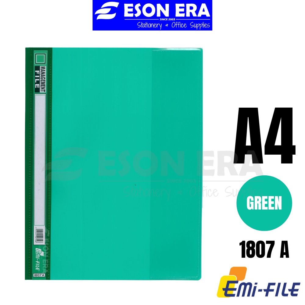 EMI A4 Management File 1807A (Rigit Sheet Cover) | Shopee Malaysia