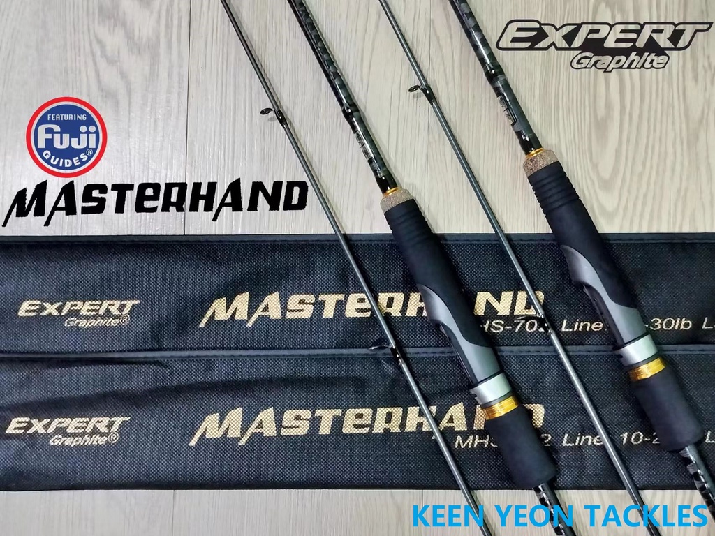 EXPERT GRAPHITE MASTERHAND FISHING ROD ( SPINNING ) | Shopee Malaysia