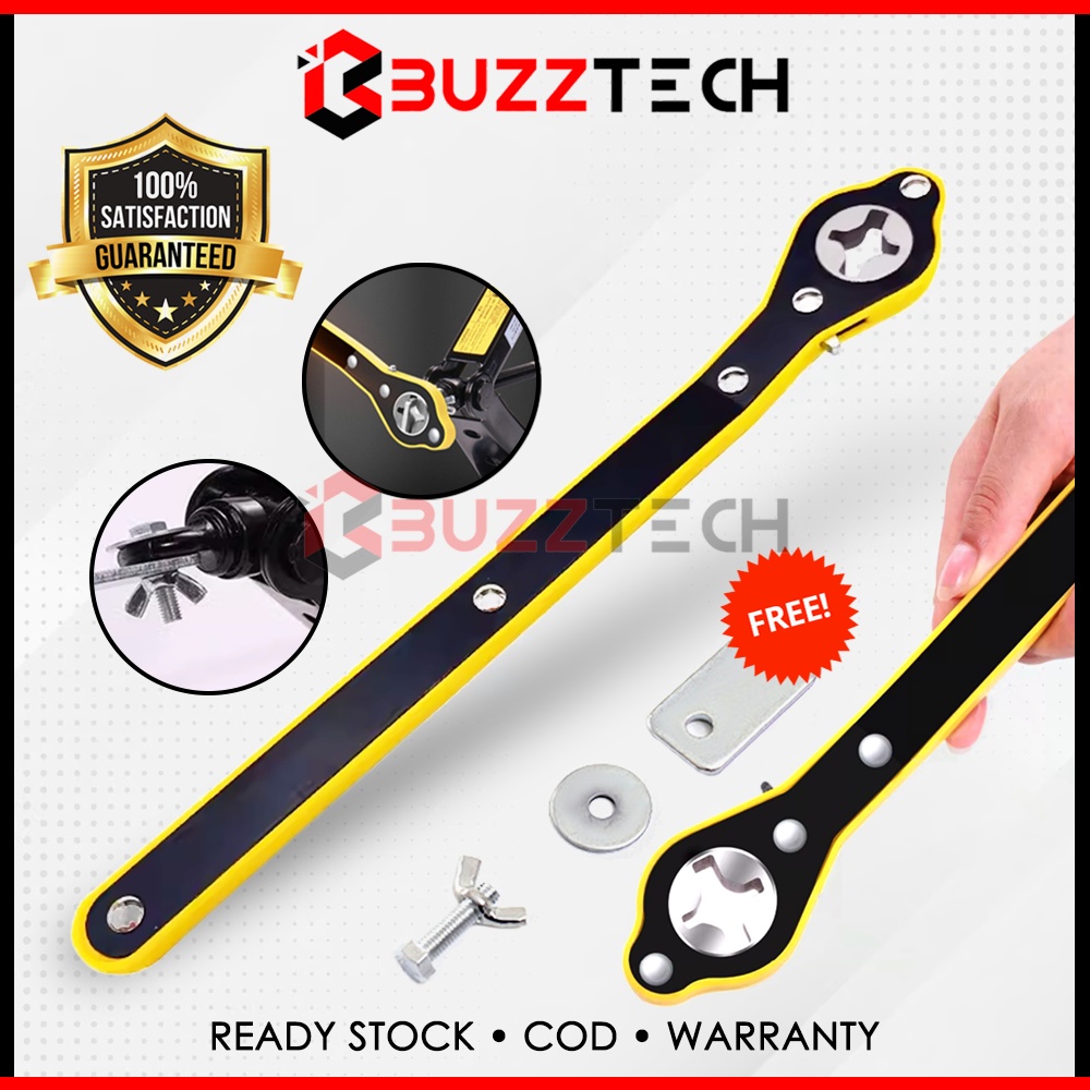 BuzzTech Car Scissor Ratchet Car Jack Wrench Special Tool ForJack ...