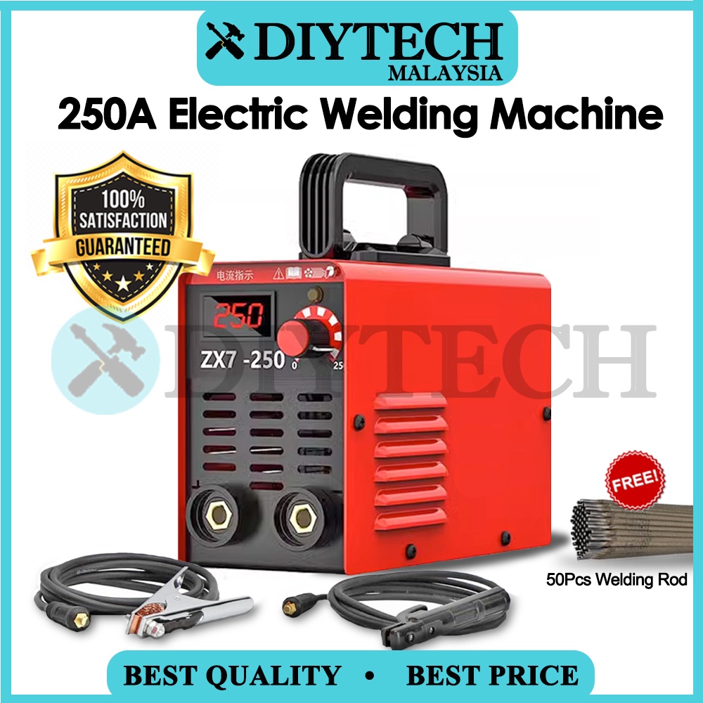 DIYTECH 250A Welding Machine 220V Arc Welding Machine Inverter MIG MMA ...