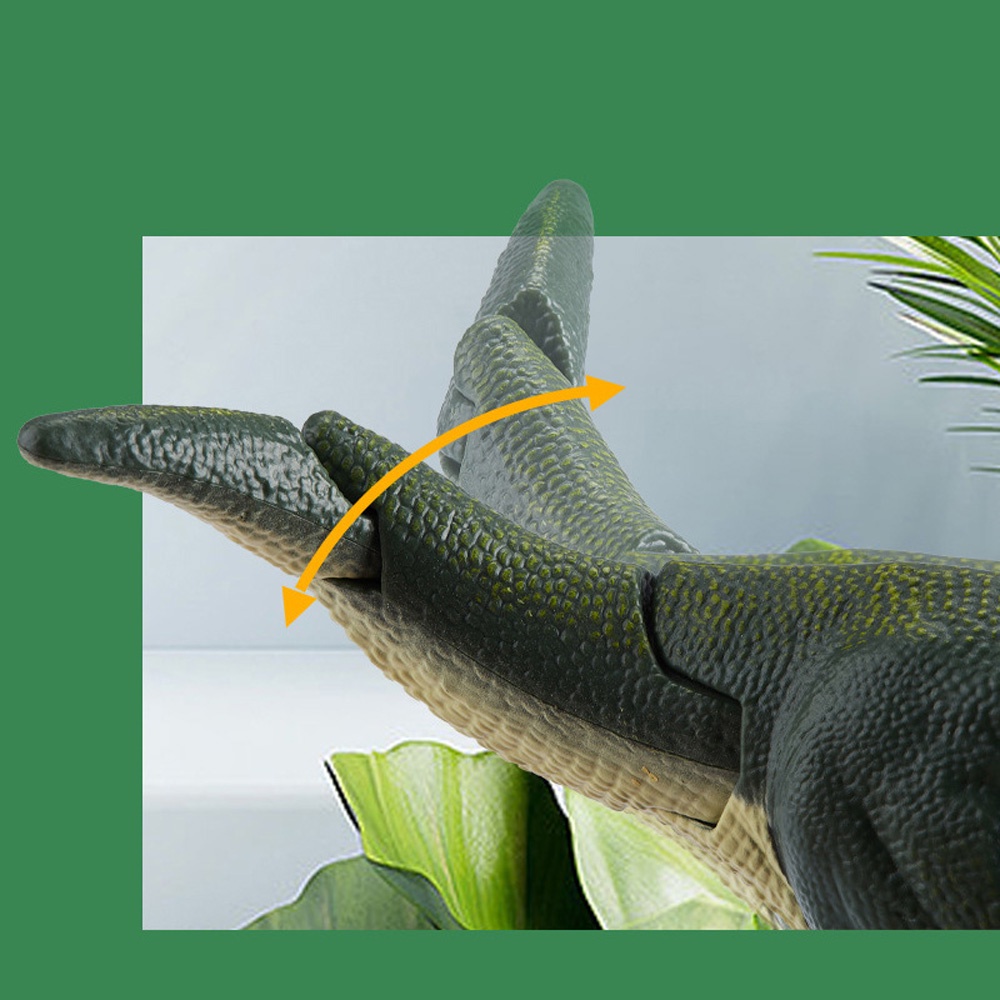 Funny Head and Tail Movements Explorative Telescopic Pressing Dinosaur ...