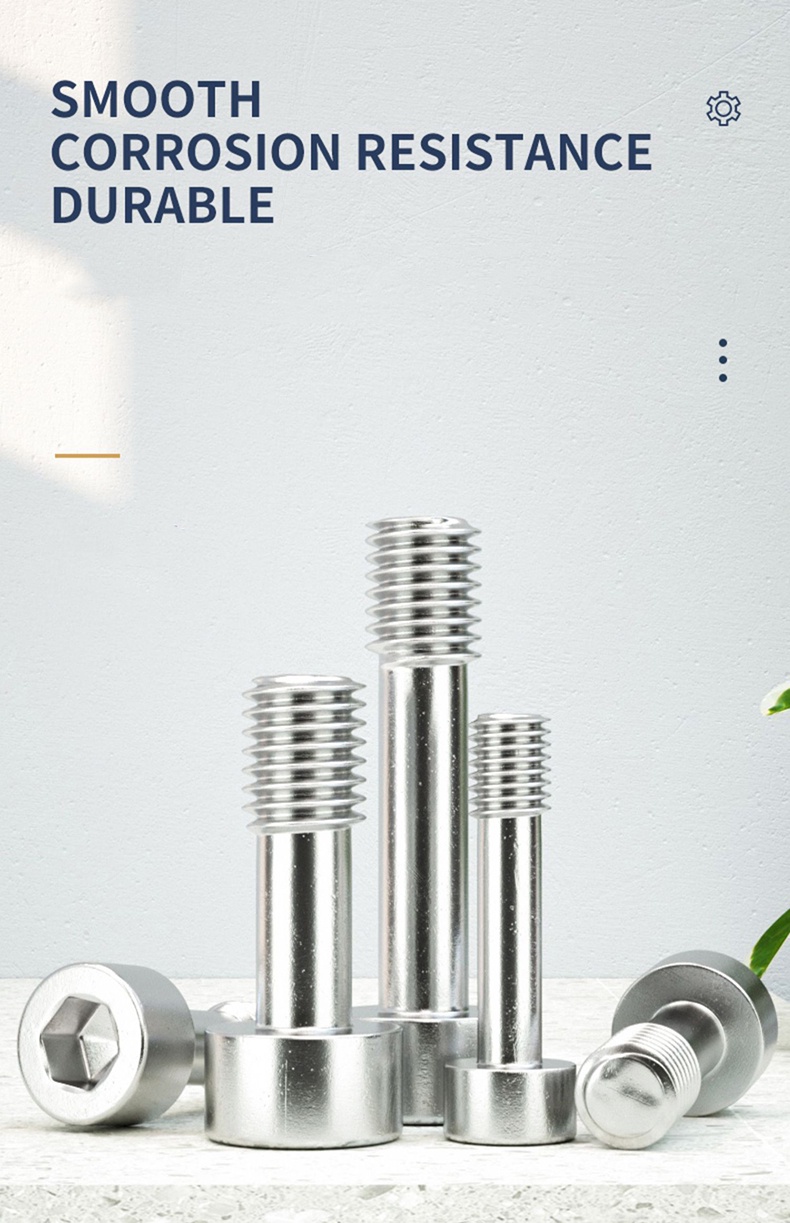 304 Stainless Steel Internal Hexagon Socket Head Half Tooth Bolt Round ...