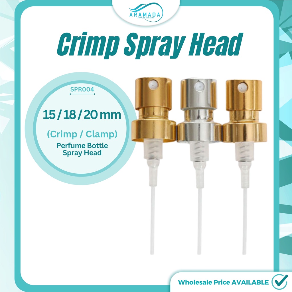 ARAMADA SPR004🔥15mm/18mm/20mm CRIMP CRIMP/CLAMP TYPE SPRAY HEAD Nozzle ...