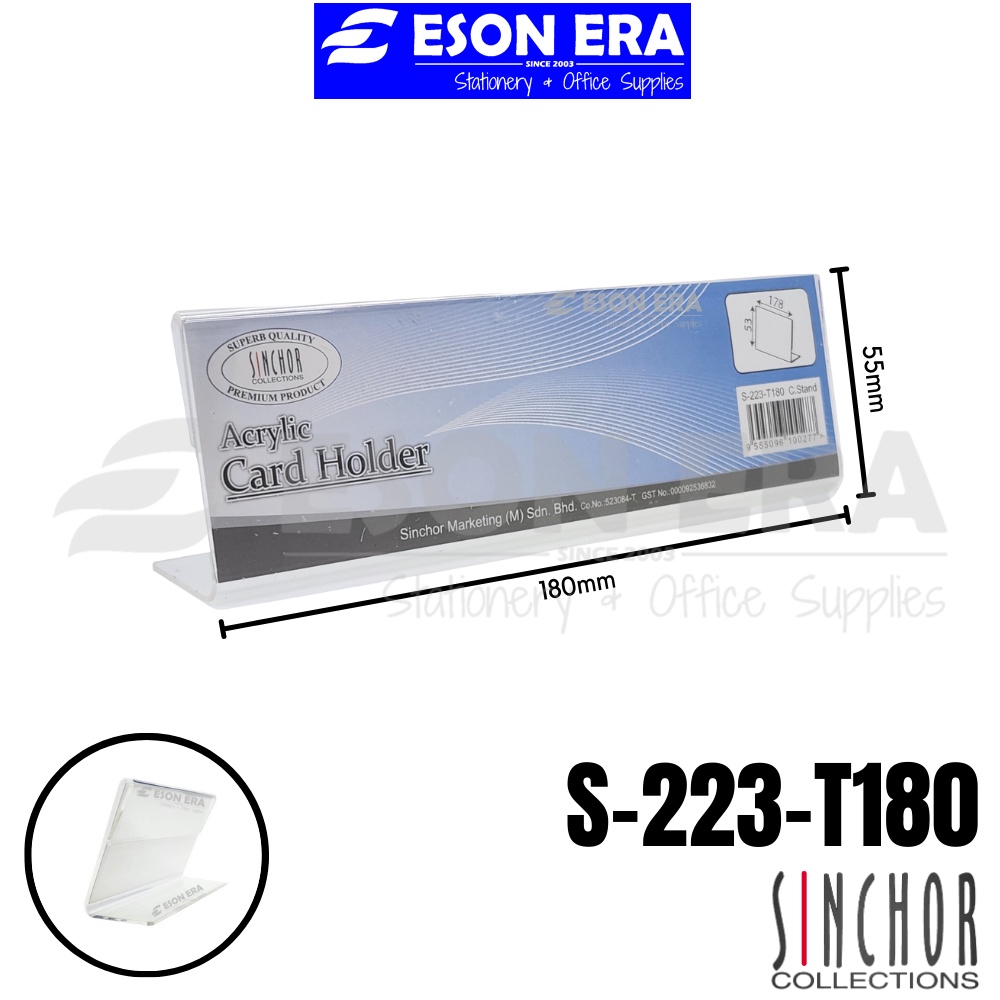 Sinchor Acrylic Stand V Shape & L Shape Display Stand / Meeting Stand ...