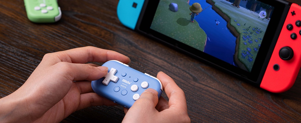 8Bitdo Micro Bluetooth Gamepad Pocket-sized Mini Game Controller for ...