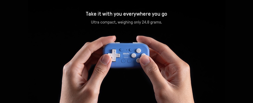 8Bitdo Micro Bluetooth Gamepad Pocket-sized Mini Game Controller for ...