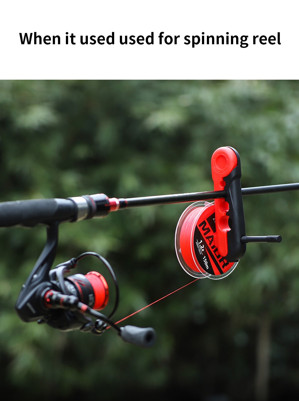 Fishing Line Winder Portable Reel Line Spooler Machine Spinning Reel ...