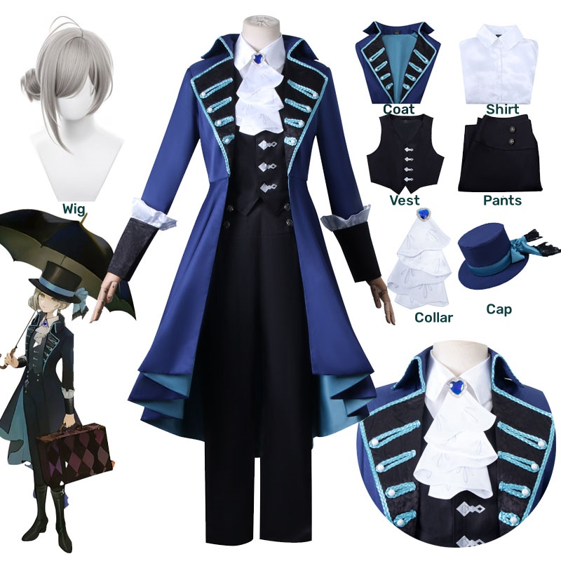 Game Vertin Cosplay Reverse 1999 Cosplay Custome Vertin Wig Uniform ...