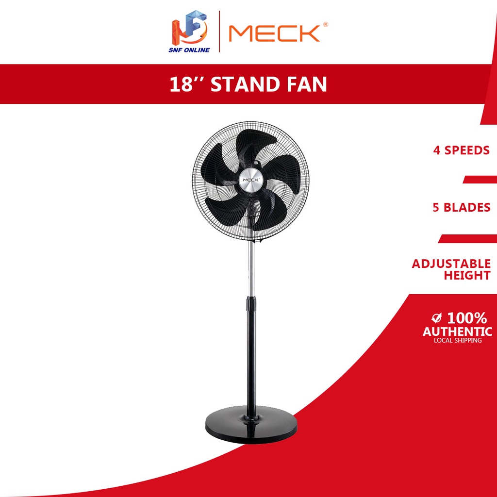 Meck 18" Commercial Stand Fan MCSF-1810BK | Shopee Malaysia