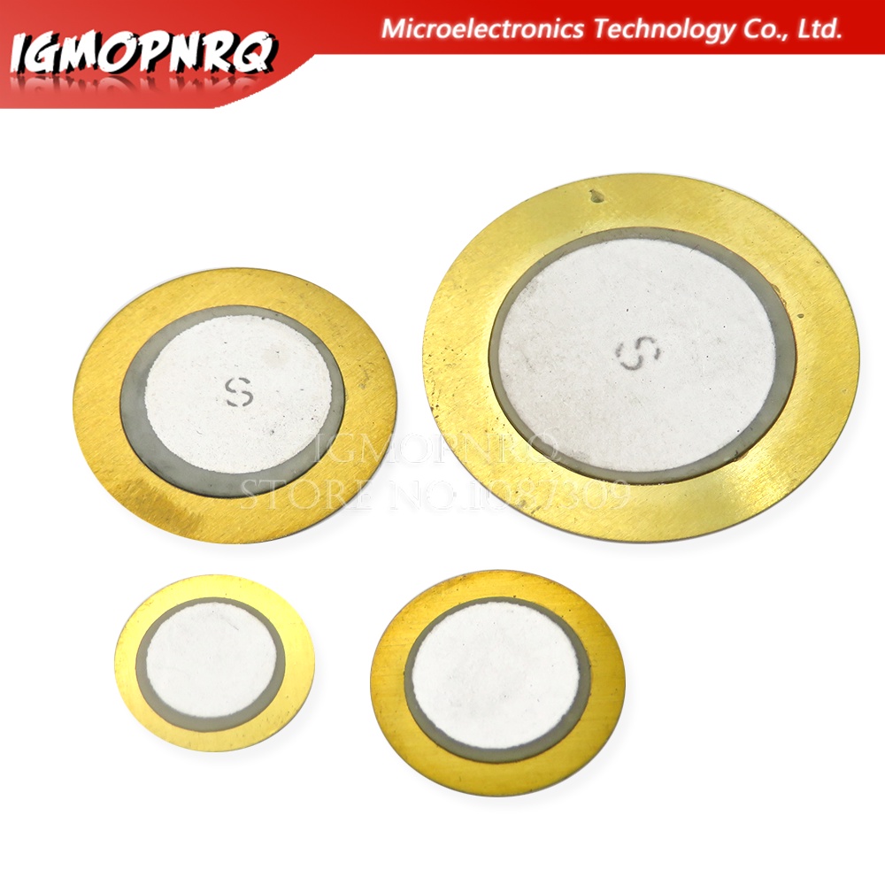 10PCS Piezo Elements Buzzer Sounder Sensor Trigger Drum Disc Copper Piezo Speaker 12MM 15MM 20MM ...