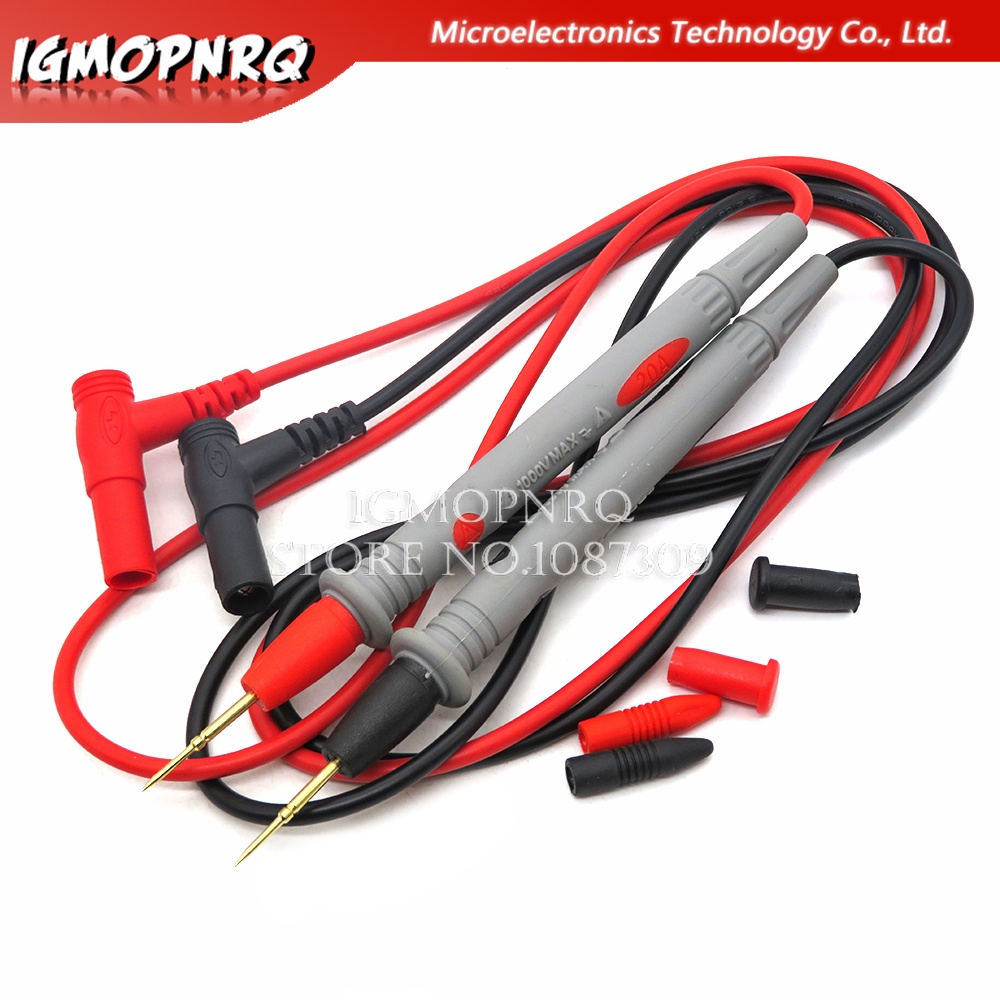 1 Pair 1000V 10/20A Ammeter Test Cord Useful Universal Multimeter Multi ...