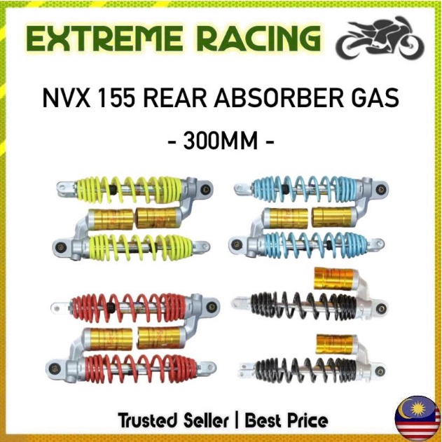 NVX Rear Absorber Gas Belakang Absorber Gas Tank Botol Suspensi Shock ...