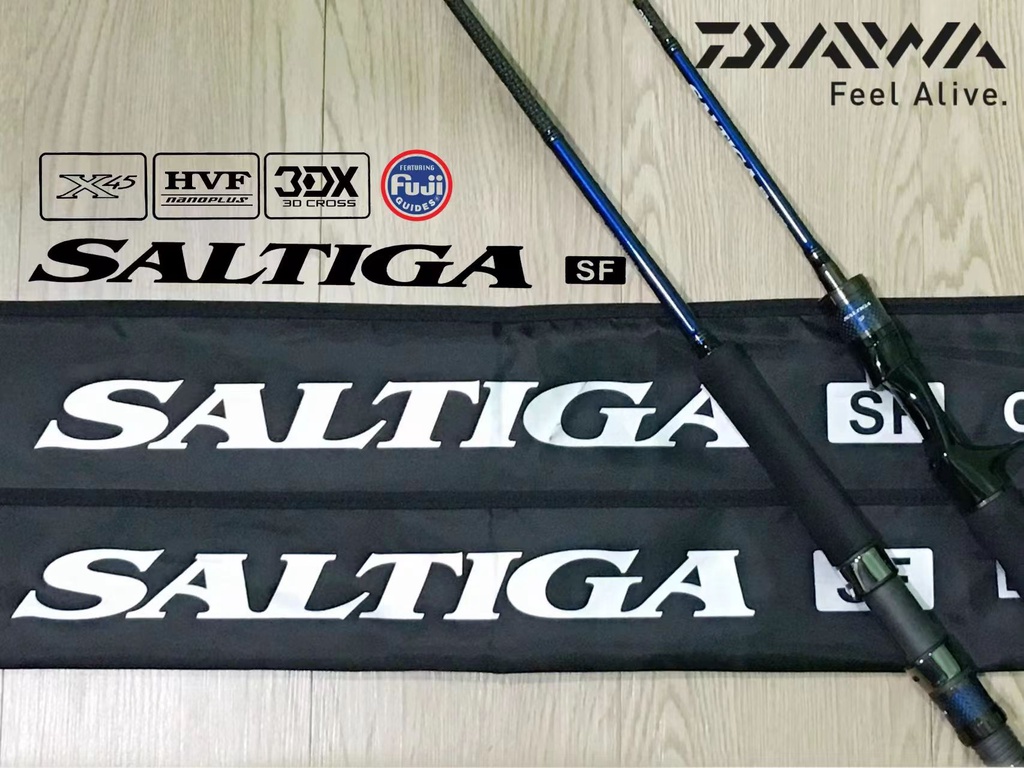 DAIWA 2021' SALTIGA SF SPINNING/ BAITCASTING(BC) ROD | Shopee Malaysia