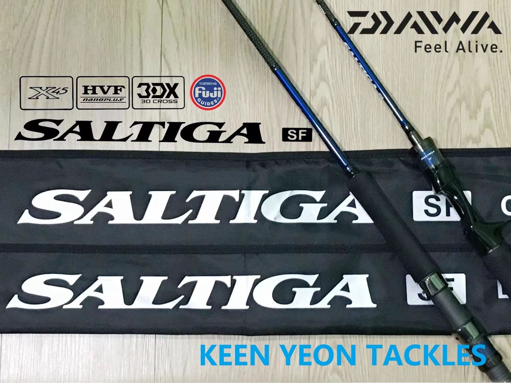 DAIWA 2021' SALTIGA SF FISHING ROD (SPINNING/ BAITCASTING) | Shopee Malaysia