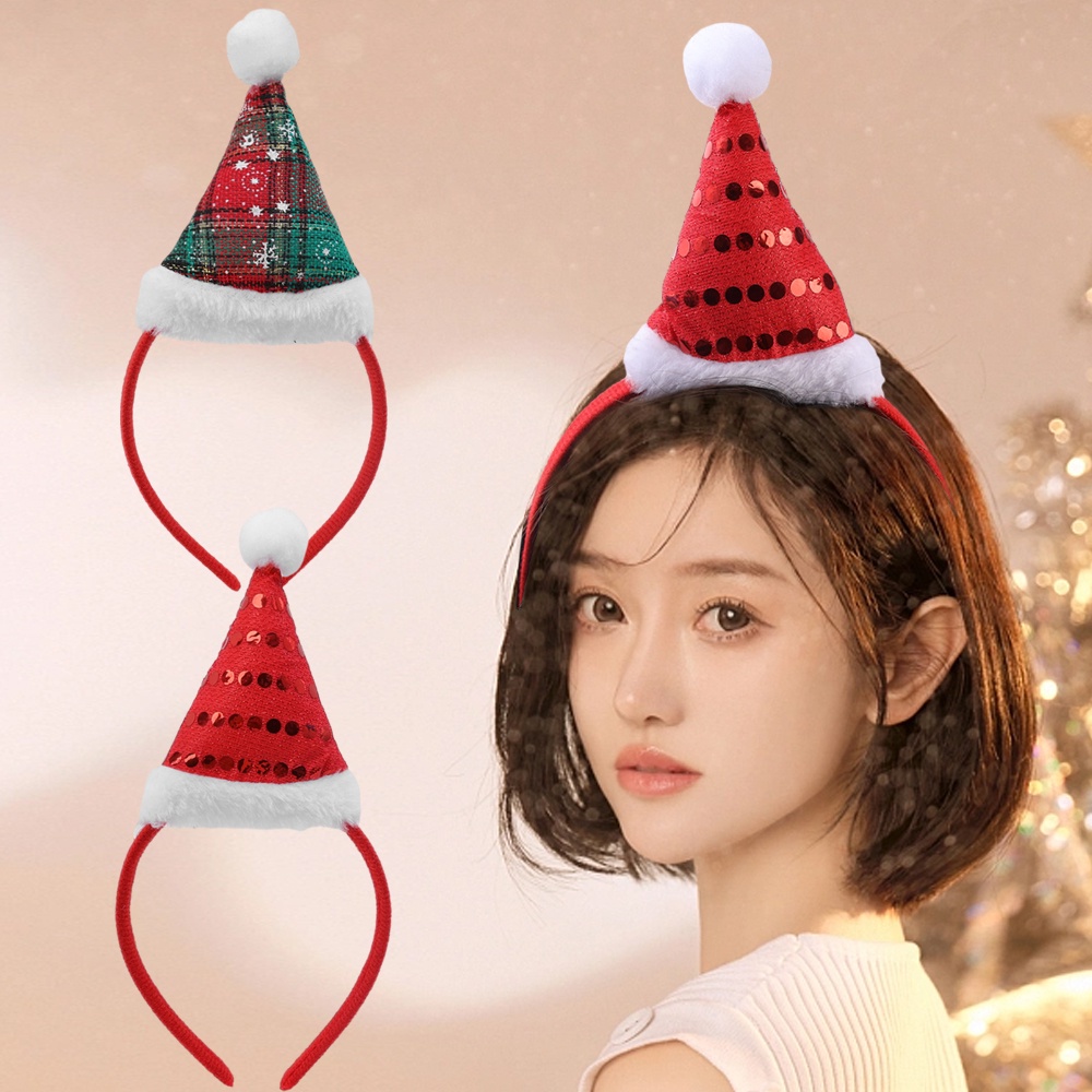 Xmas Hat Santa Claus Leg Christmas Headbands 2024 Merry Christmsa Kids ...
