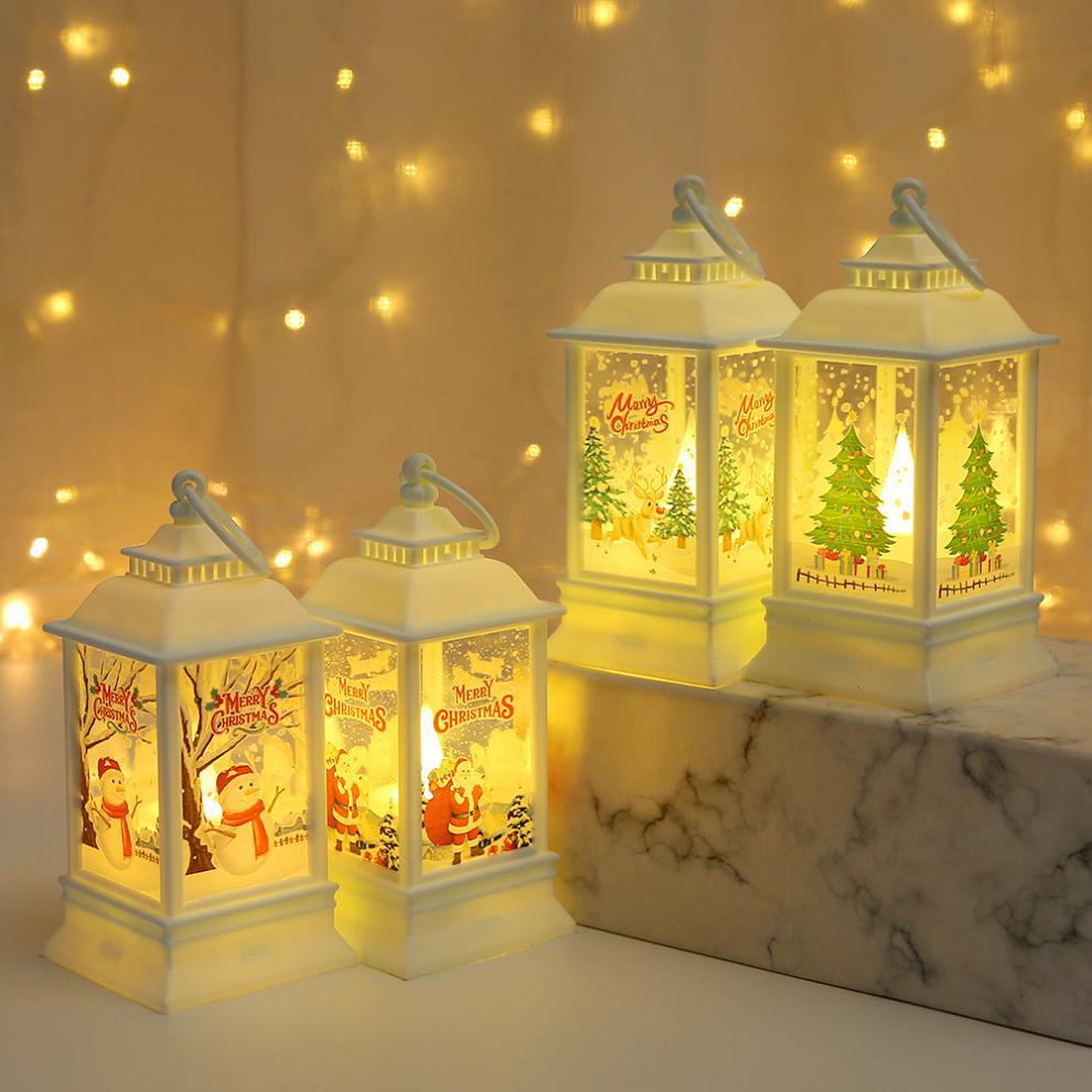 Portable LED Christmas Night Light/ Battery Powered Santa Claus Lamp ...