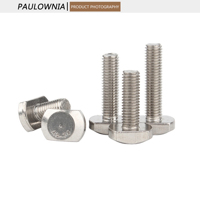 M5 M6 M8 M10 Stainless Steel 304 T-Head Bolts T-Slot Screw Square Bolt ...