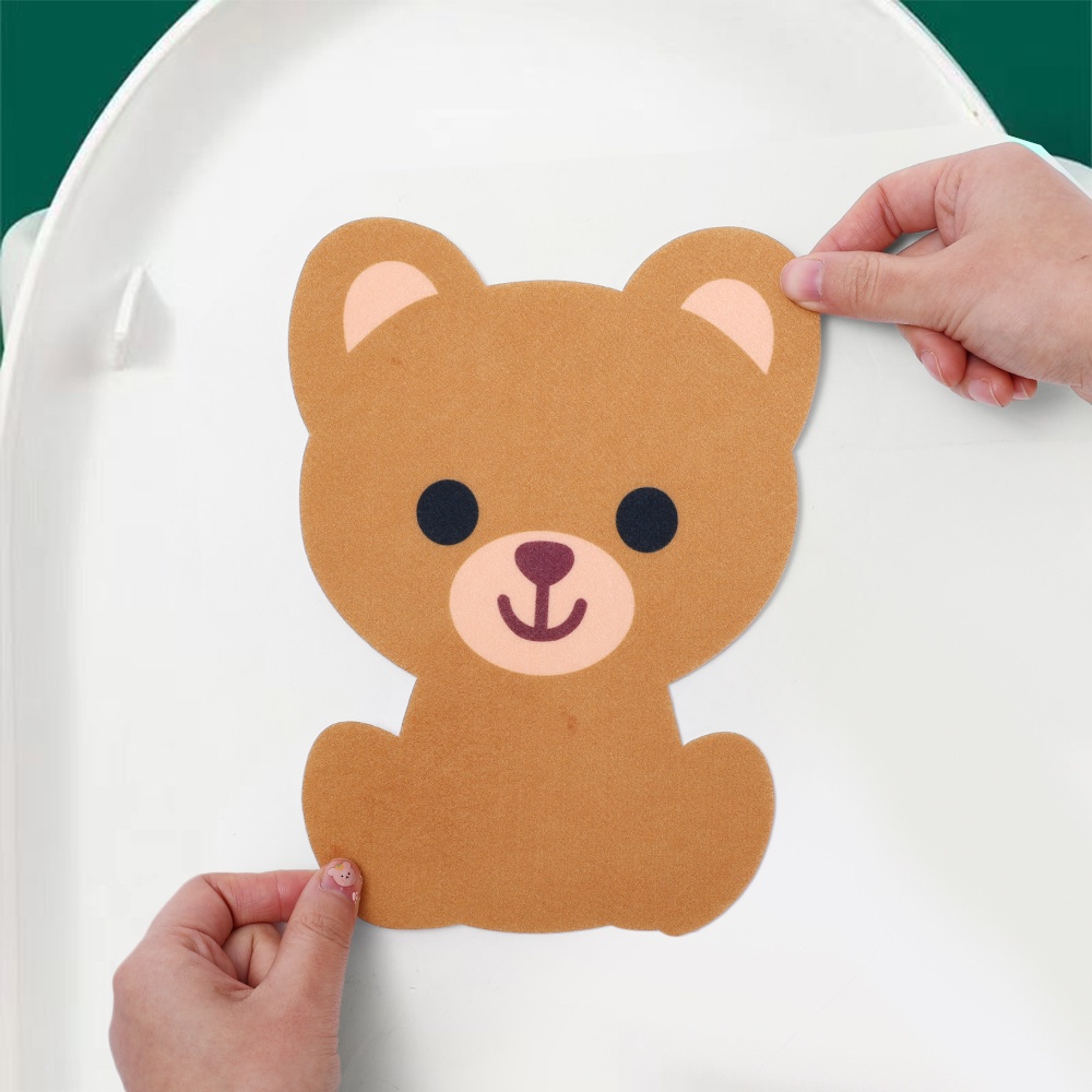 Popkozzi Cute Cartoon Animals Fragrance Patch/ Self-adhesive Plush ...