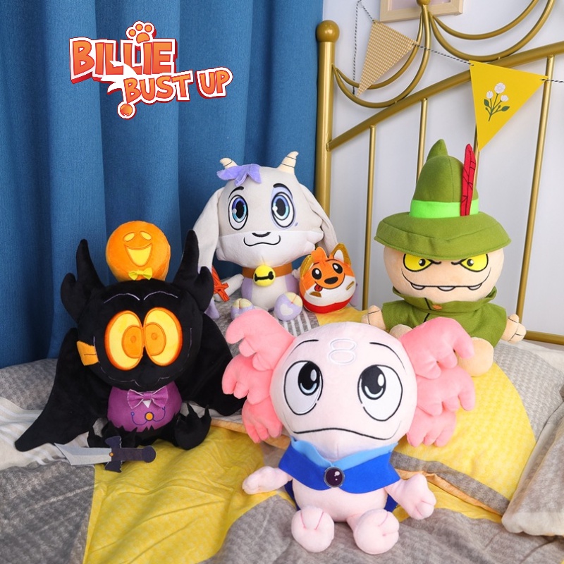 Unique Billie Bust Up Goat Plush Toy Realistic Features Purple Owl ...