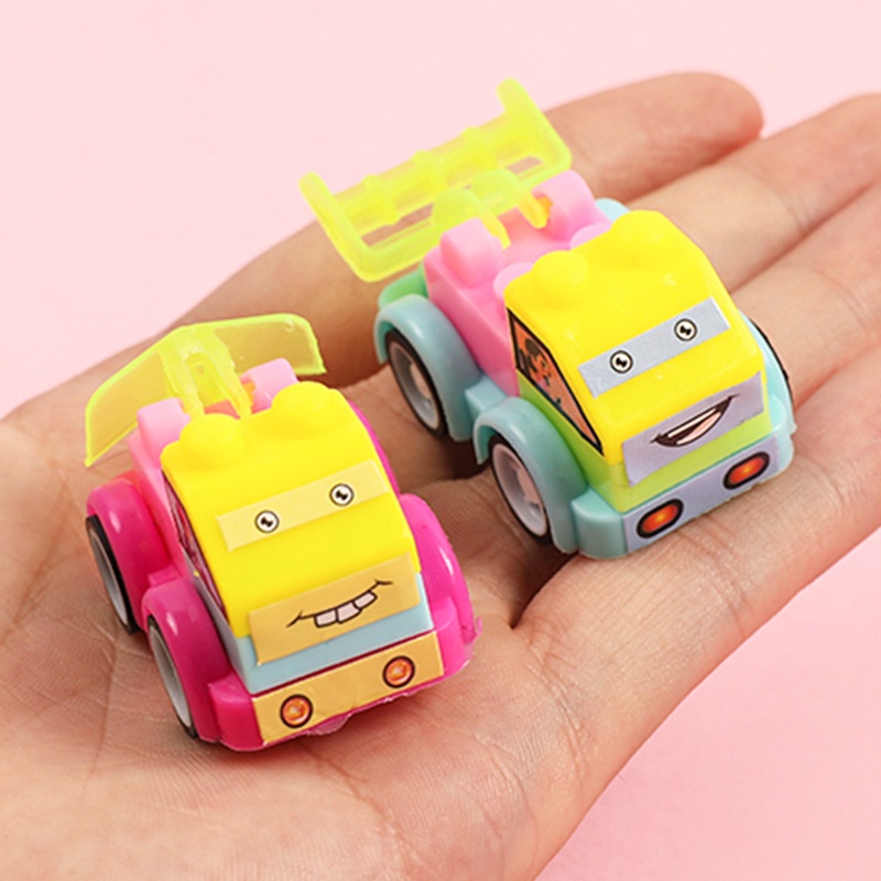 10Pcs Creative Puzzle Building Block Cars Toy Construction Vehicle DIY ...