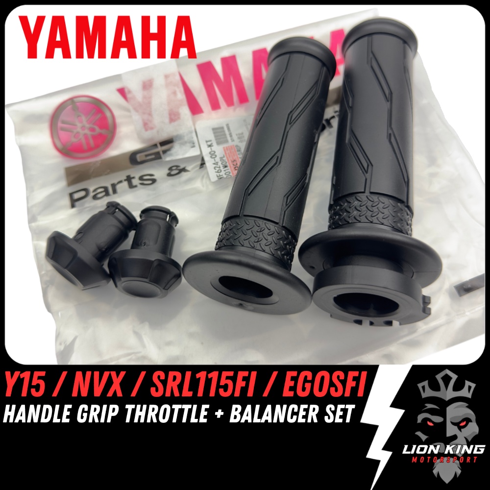 🔥💯 (1 SET) Y15ZR Handle Grip Throttle Grip + Handle Balancer Set Y15 ...