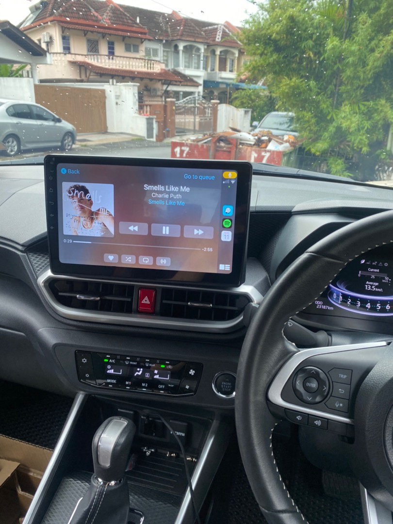 Android Player Casing 10 inch (Thin) Perodua Ativa 2021 - 2023 High Low ...