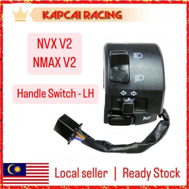YAMAHA NMAX 155 V2 NMAX155 V2 NVX155 V2 NVX 155 V2 HANDLE SWITCH KIRI ...