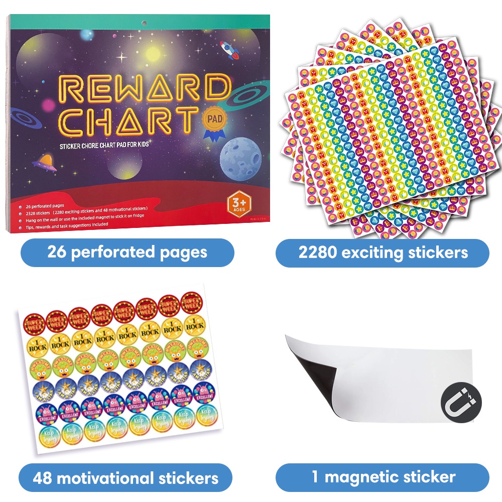 Magnetic Behavior Reward Chart for Kids Children Activity ...