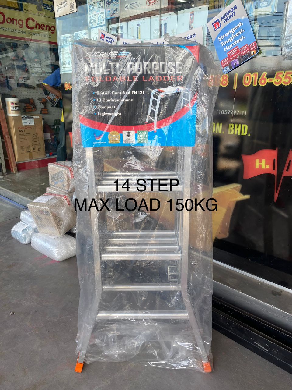 Everlas Multipurpose Ladder 14 Steps Multipurpose Ladder | Tangga Lipat ...