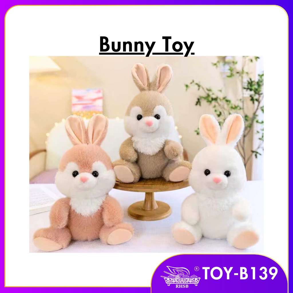 25CM PREMIUM QUALITY BUNNY TEDDY BEAR / VALENTINE'S GIFT / STUFFED BEAR ...