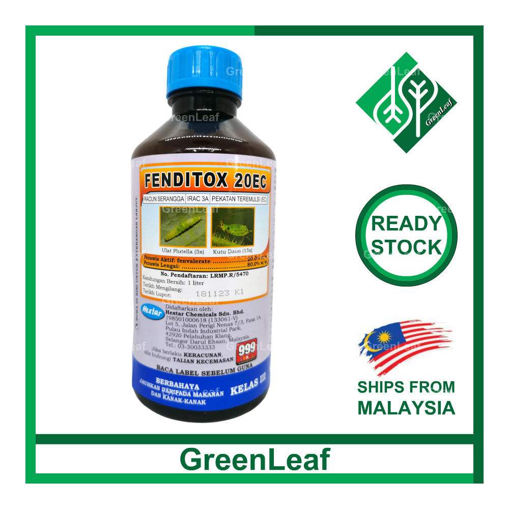 Fenditox 20EC 1L Fenvalerate 20% Hextar Fruit Fly Plutella Insecticide ...