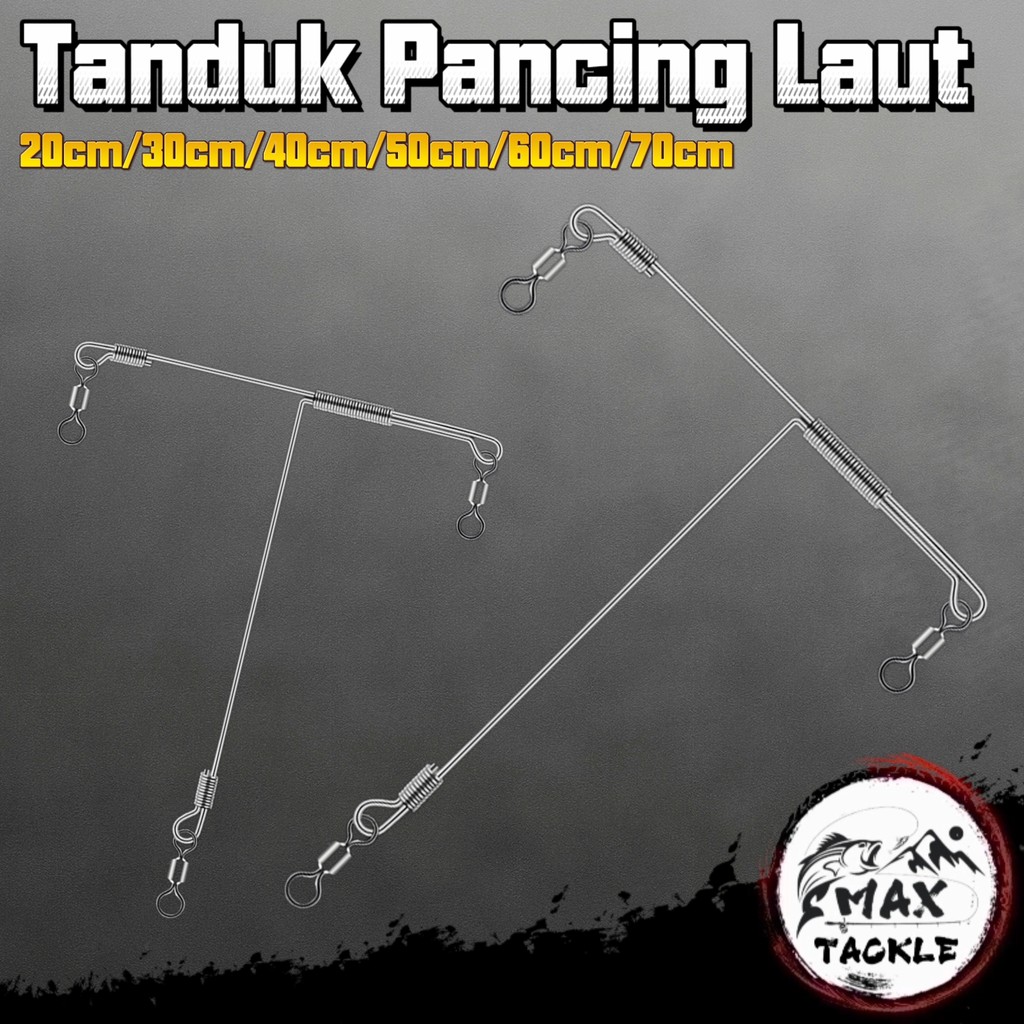 Tanduk Pancing Laut Type T Alat Main Bottom Sea Fishing 304 Stainless ...