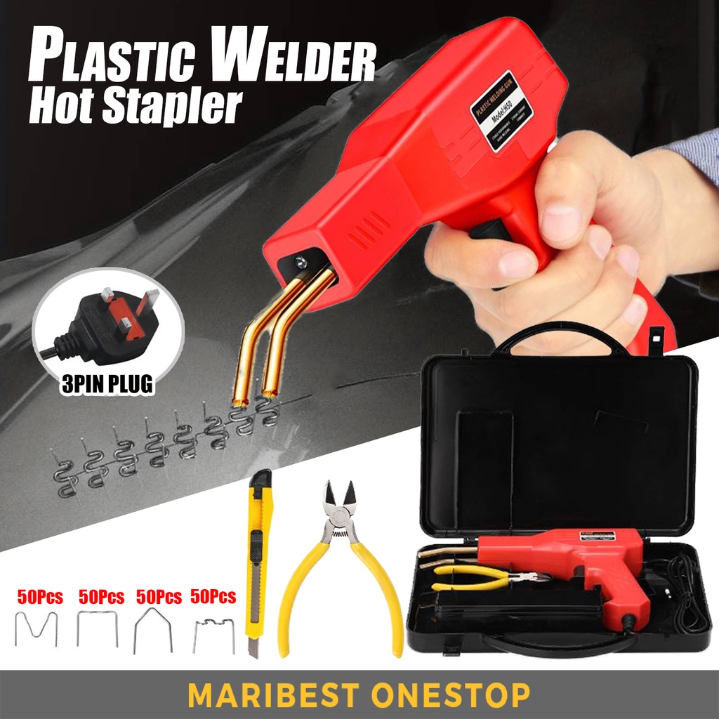 50w Plastic Welding Gun Hot Stapler Plastic Welder Heat Gun Soldering ...