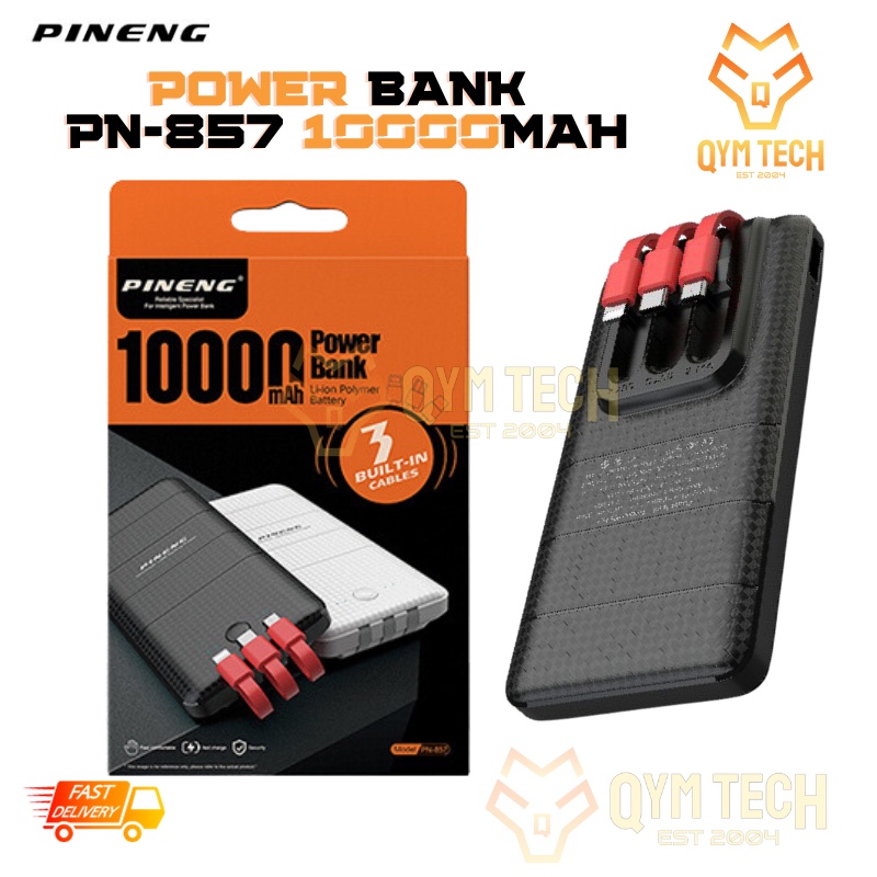 PINENG PN-857 10000MAH 3IN1 POWER BANK | Shopee Malaysia
