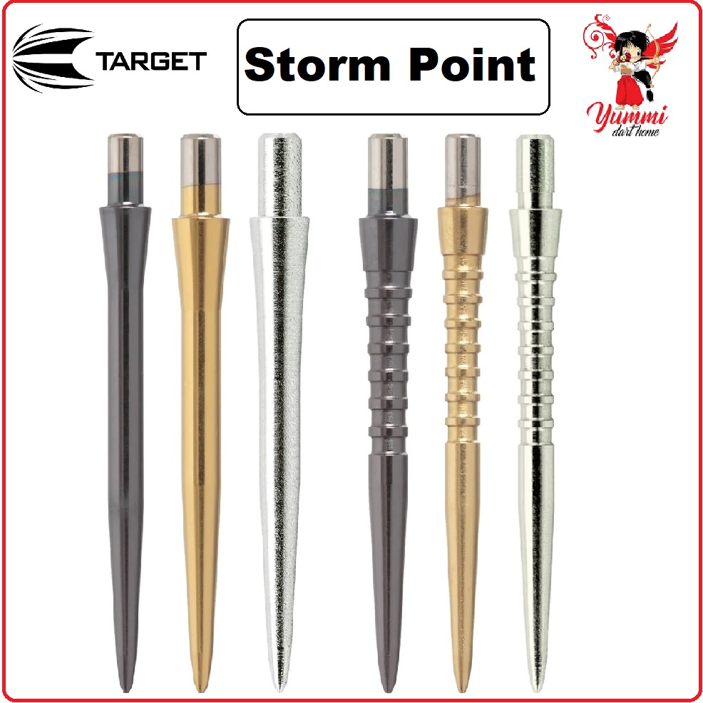 Target Steel Tip Drat Point - Storm Point (Smooth & Grooved) 26mm ...
