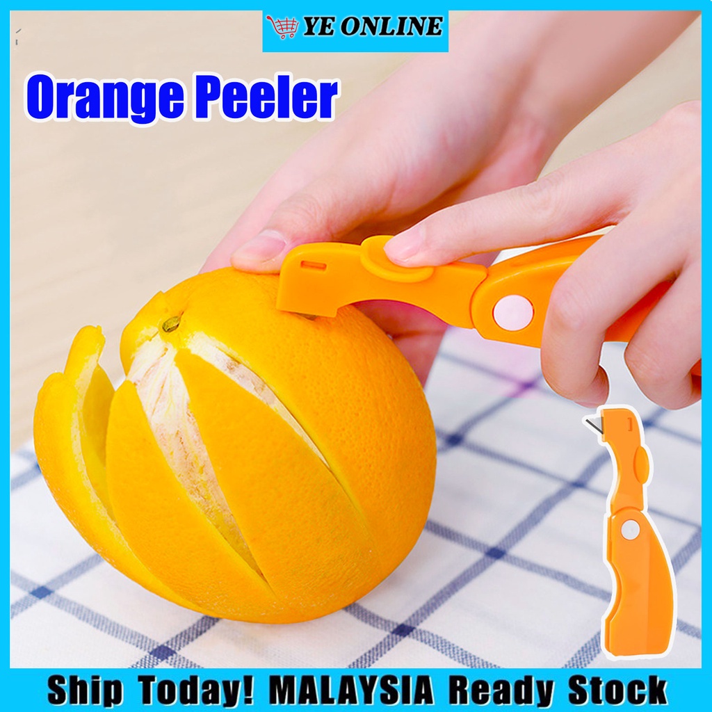 Multifunction Orange Peeler Foldable Orange Citrus Peeler Fruit Slicer ...